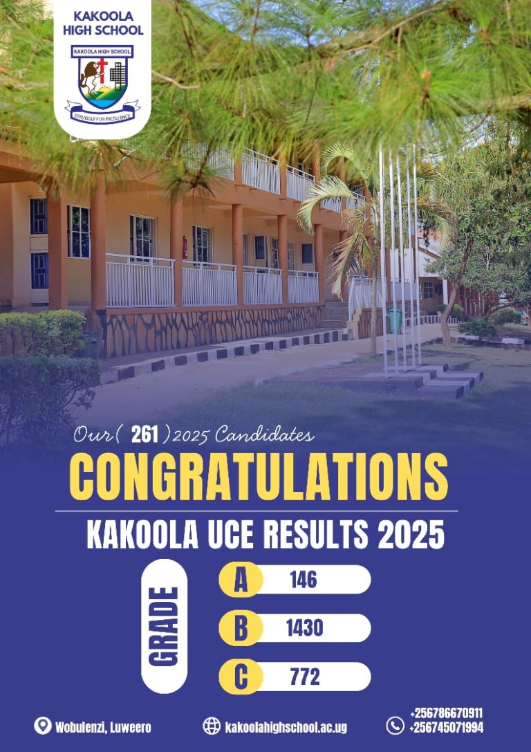 UCE RESULTS 2025 – Kakoola High School